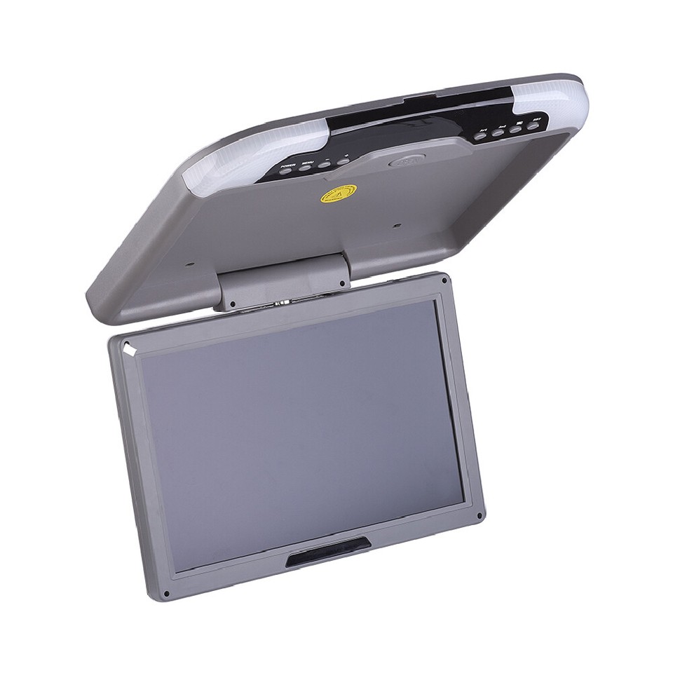 13'' Car Monitor Flip Down Roof Mount Overhead Screen TFT LCD 12V/24V ...