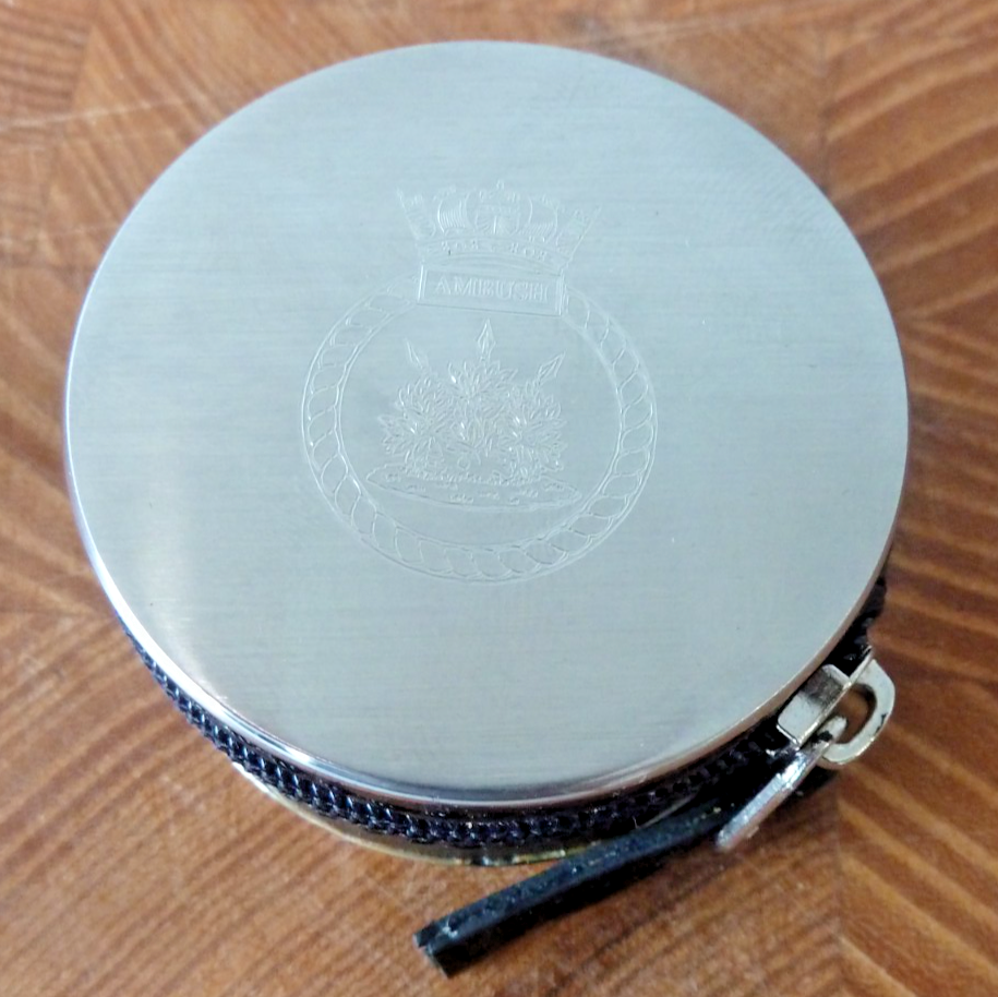 HMS Ambush Submarine Travelling Alarm Clock in Case BAE Barrow in ...