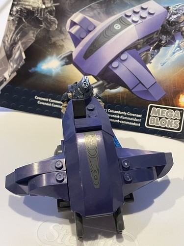 MEGA BLOKS HALO Covenant Commander Building Set CNH23 - COMPLETE W/ BOX ...
