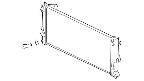 Genuine Mitsubishi Radiator 1350A761 | eBay