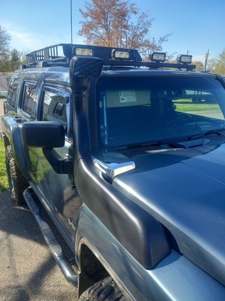 Air Snorkel Fit 2006-2010 Hummer H3 H3T Rolling Head 3.7L I5 5.3L V8 ...