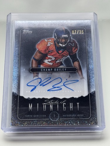 2024 Topps Midnight **Champ Bailey** Winter Solstice /35 Stroke Of ...
