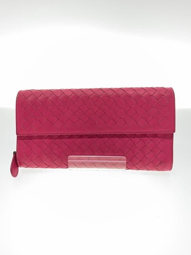 BOTTEGA VENETA Long wallet Leather Pink | eBay