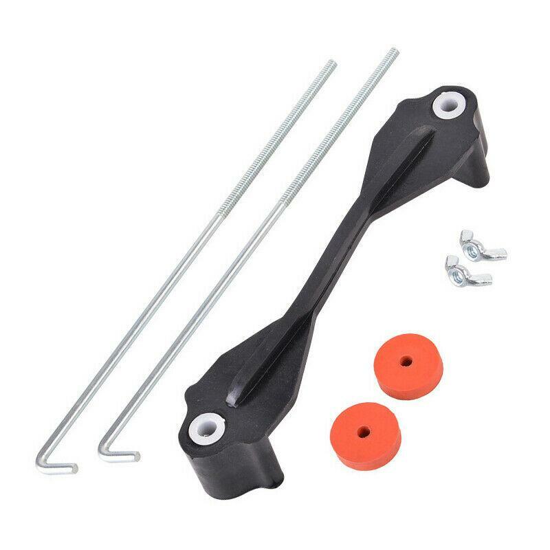 USA Car Rubber Battery Hold Down Clamp Holder Tie Down Bracket Hold ...