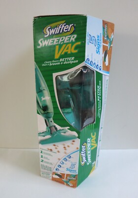 Swiffer Sweeper+ Vac Vacuum Starter Kit, Rechargeable, New in Box | eBay