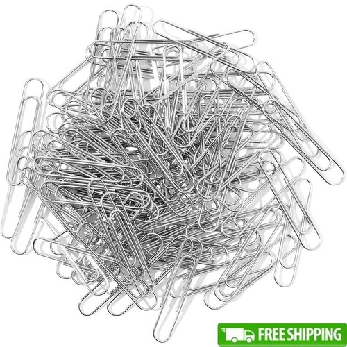 Large Paper Clips Heavy Duty Stainless Steel Pack of 100 Smooth Rust ...