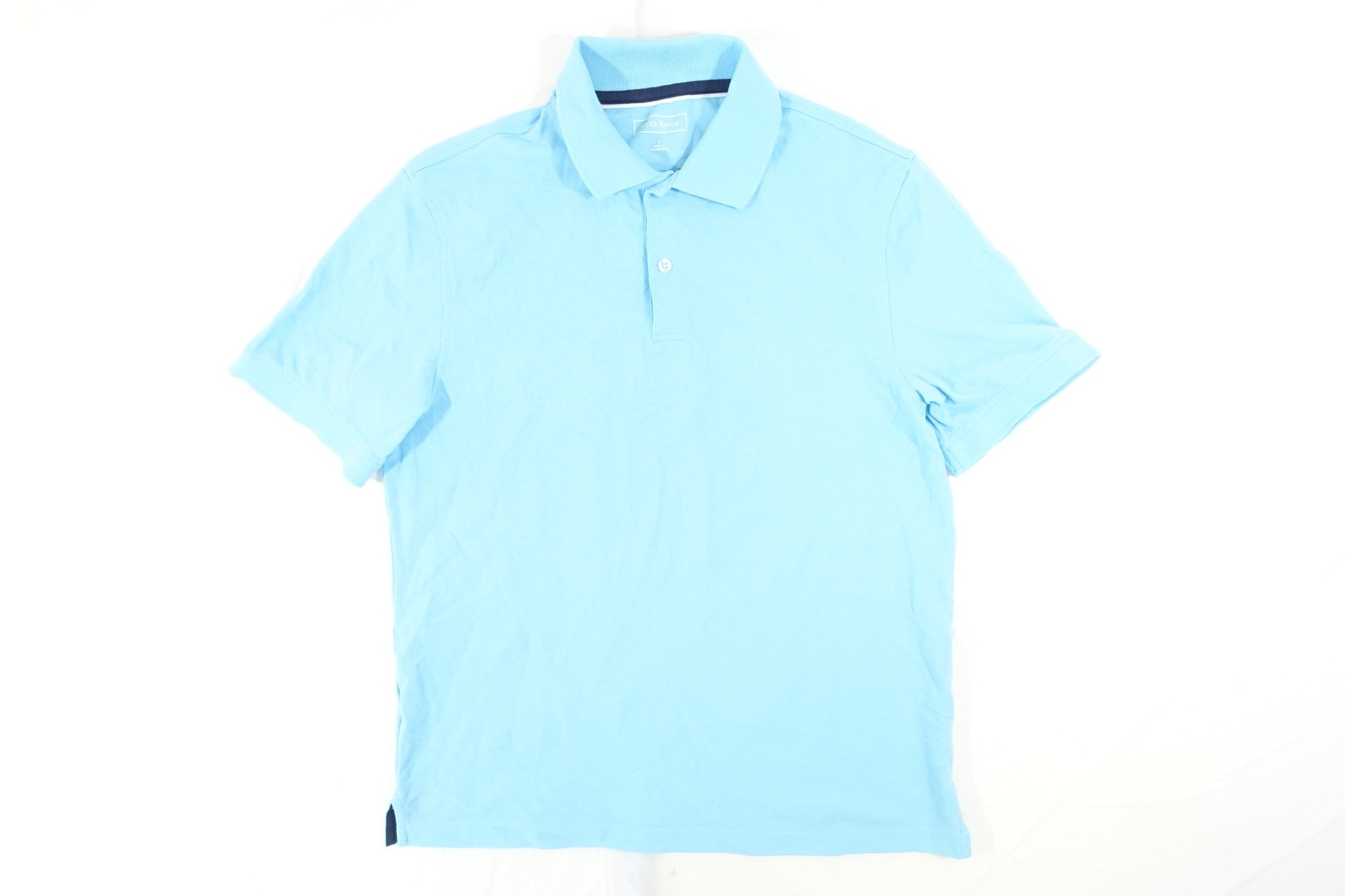 CLUB ROOM LIGHT BLUE SMALL POLO SHIRT MENS PREOWNED | eBay