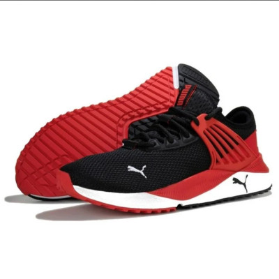PUMA MENS BLACK RED TENNIS SHOE PACER FUTURE 380367 02 | eBay