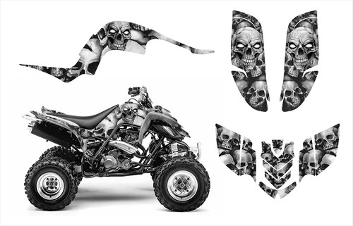 Raptor 660 graphics Yamaha 660R deco sticker kit #5555 Metal Boneyard ...