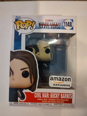 Funko Pop! Vinyl: Marvel - Civil War: Bucky Barnes - Amazon (Exclusive ...