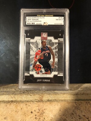 Jeff Teague 2009 Donruss Elite Rookie RC Autographs NM-MT 8 #178 | eBay