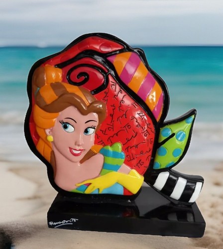 Disney Belle’s Enchanted Rose Figurine by Romero Britto Beauty & The ...