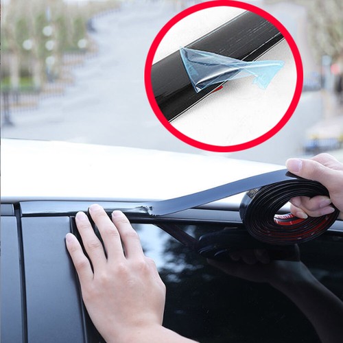 3m Car Side Door Chrome Strip Moulding Bumper Protector Trim Tape ...