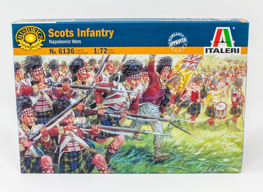 Scots Infantry - Napoleonic Wars Italeri 1:72 plastic kit 6136 | eBay