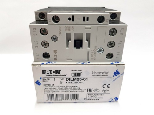 Moeller Eaton DILM25-01 24V 50Hz Contactor 11kW/400V AC3+1NC 277151 | eBay