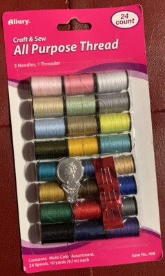 Allary Thread Poly Assortment Color, 24 Count | eBay