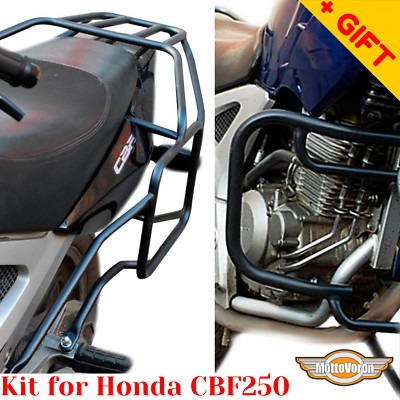 For Honda CBF 250 Crash bars CBF250 Rack luggage System Engine Guard ...