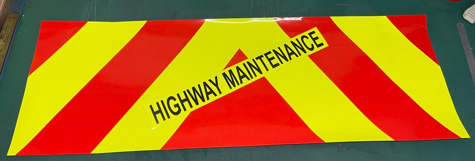 Chapter 8 Chevron Kit FREE Highway Maintenance Self Adhesive Sticker ...