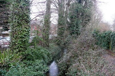 Photo 6x4 One of the Itchen streams Winchester The River Itchen is ...