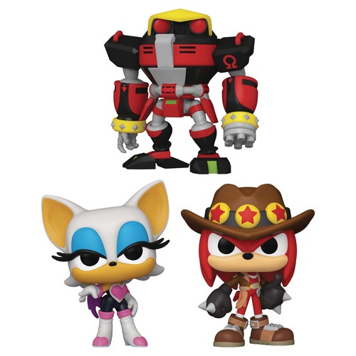 Funko POP! Games Sonic the Hedge (2025) Knuckles Omega Rouge VARIANT ...