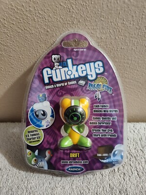 UB Funkeys ~ DRIFT ~ Dream State ~ Yellow & Green ~ Mattel Radica ...