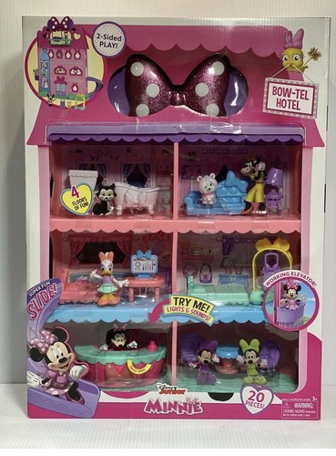 Disney Junior Minnie Mouse Bow-Tel Hotel Playset *Brand New* | eBay