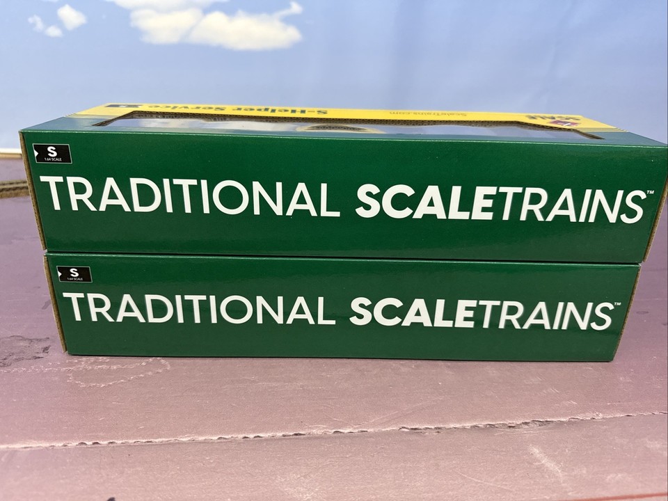 2- Scale Trains -S Helper Service Fishbelly Hopper Undecorated S Scale ...