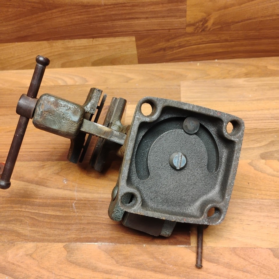 2 Vintage Wilton 4" Tilt & Swivel Bench Mount Vise 121079 & Wilton 3 ...