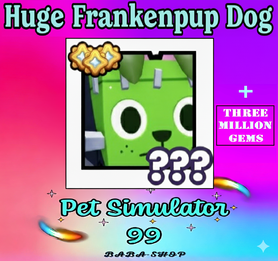 HUGE FRANKENPUP DOG, Halloween Event 2025 + 3M Gems - Pet Simulator 99 ...