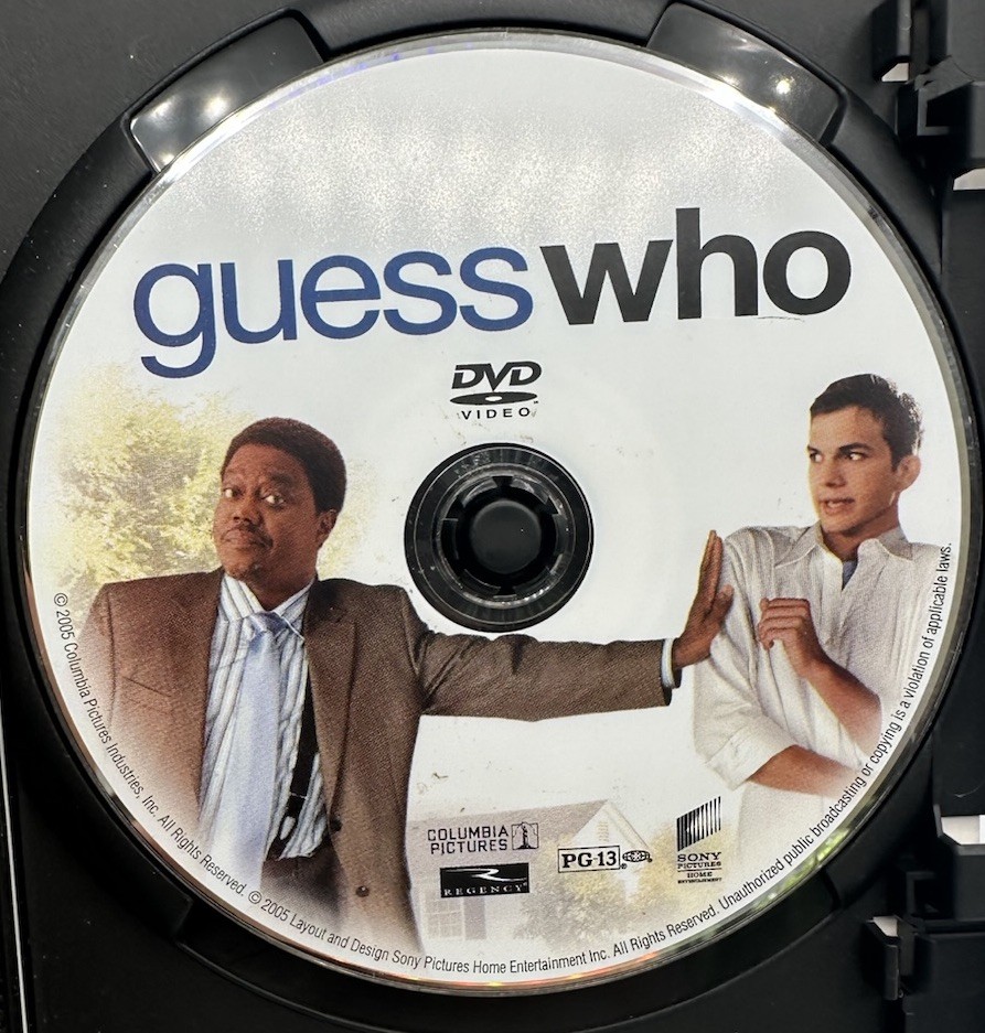 Guess Who DVD Widescreen Bernie Mac, Zoe Saldana, Ashton Kutcher 2005 ...