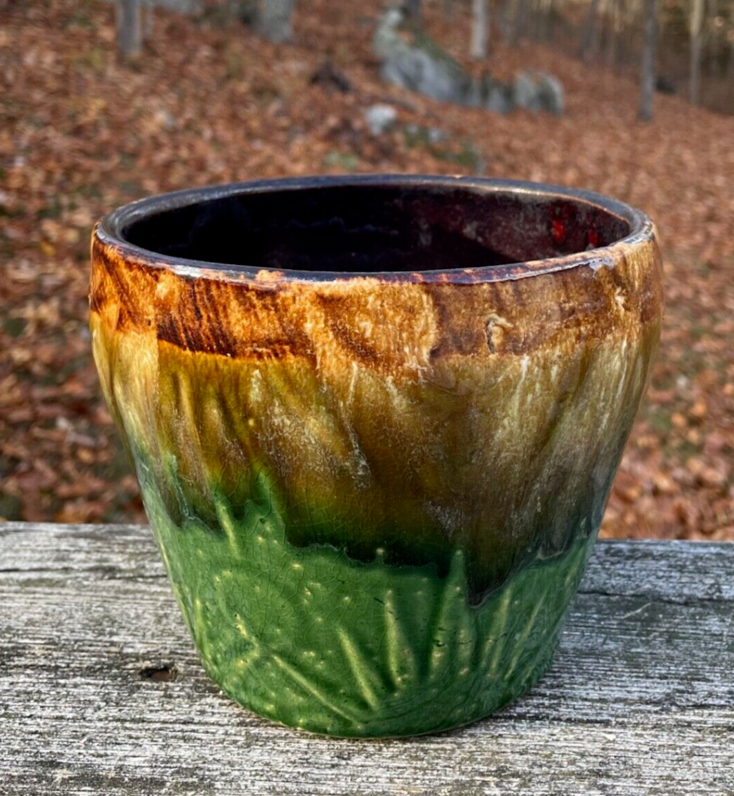 Mccoy Pottery Planter Leafy
