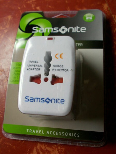Samsonite Universal Power Adapter Style 44708-1908 White for sale ...
