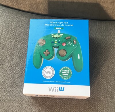 Brand NEW PDP Wired Fight Pad (Nintendo Wii U) Link Zelda Green ...