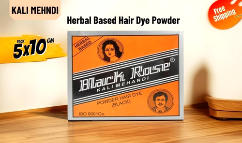 15 Packet 10gm Each 3 Box Black Rose Kali Mehndi Herbal Henna Hair Dye ...