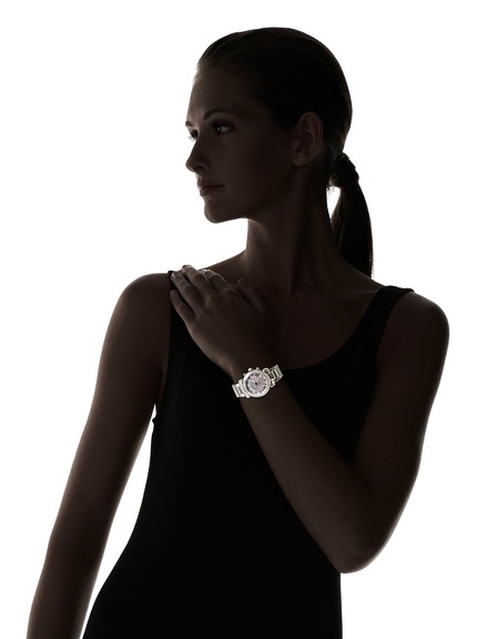 NEW $1390 JBW Womens JB-6210-F "Victory" Pink Stainless Steel Diamond ...