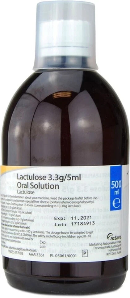 Lactulose Solution - Constipation Relief - 500ml - Brand May Vary | eBay UK