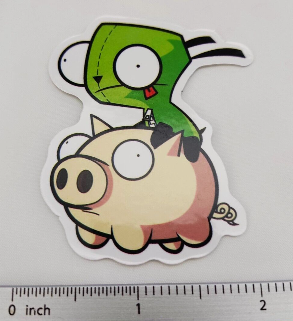 Invader Zim Waterproof Glossy Vinyl Logo Decal Sticker 2.25"x1.5" | eBay