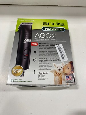 Andis Pro Grade 2-Speed Detachable Clipper Blade Grooming Kit AGC2 ...