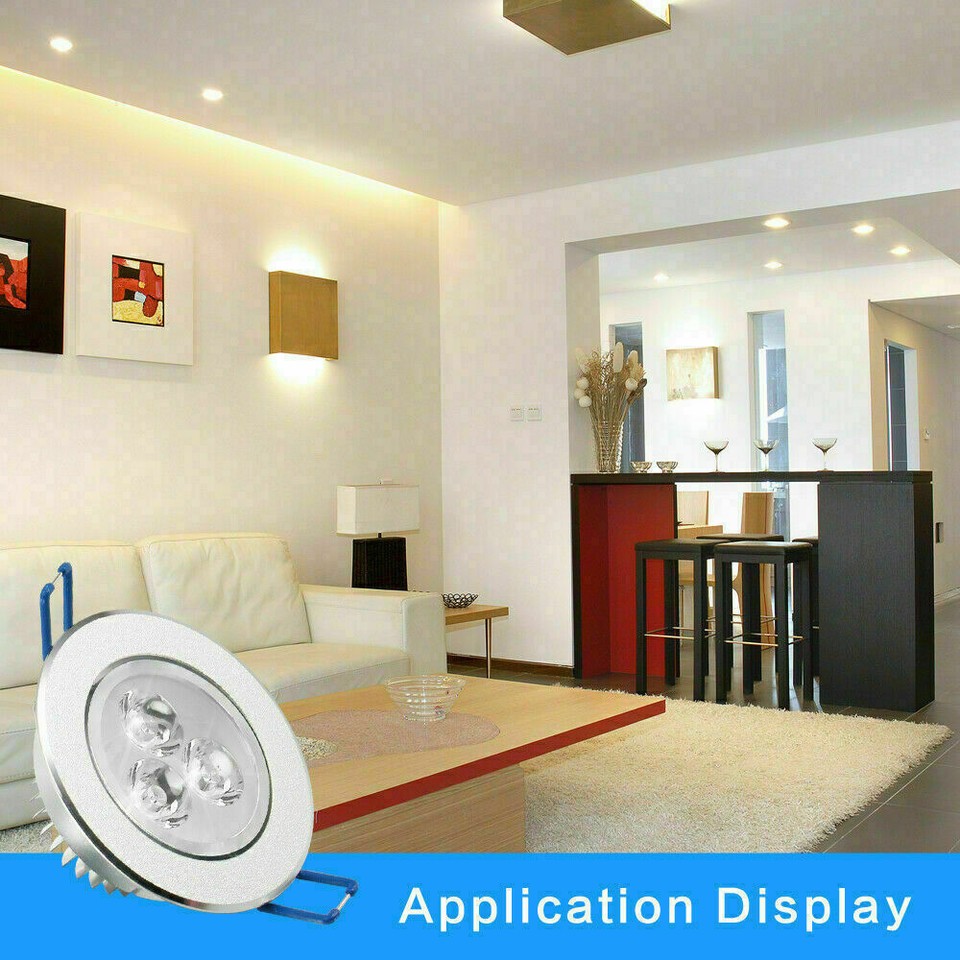 10-60PCS Dimmable LED Downlight 3W/5W Ceiling Light Spotlight Indoor ...