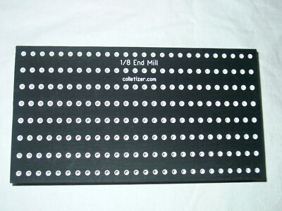 1/8" End Mill Storage Rack Tray Organizer Burrs Tooling Stand Holder ...