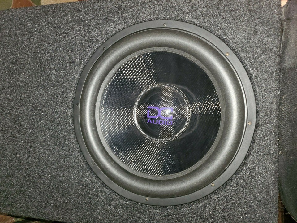 DC Audio Level 6 18" M3 (with ported enclosure) (w/carbon fiber extras ...