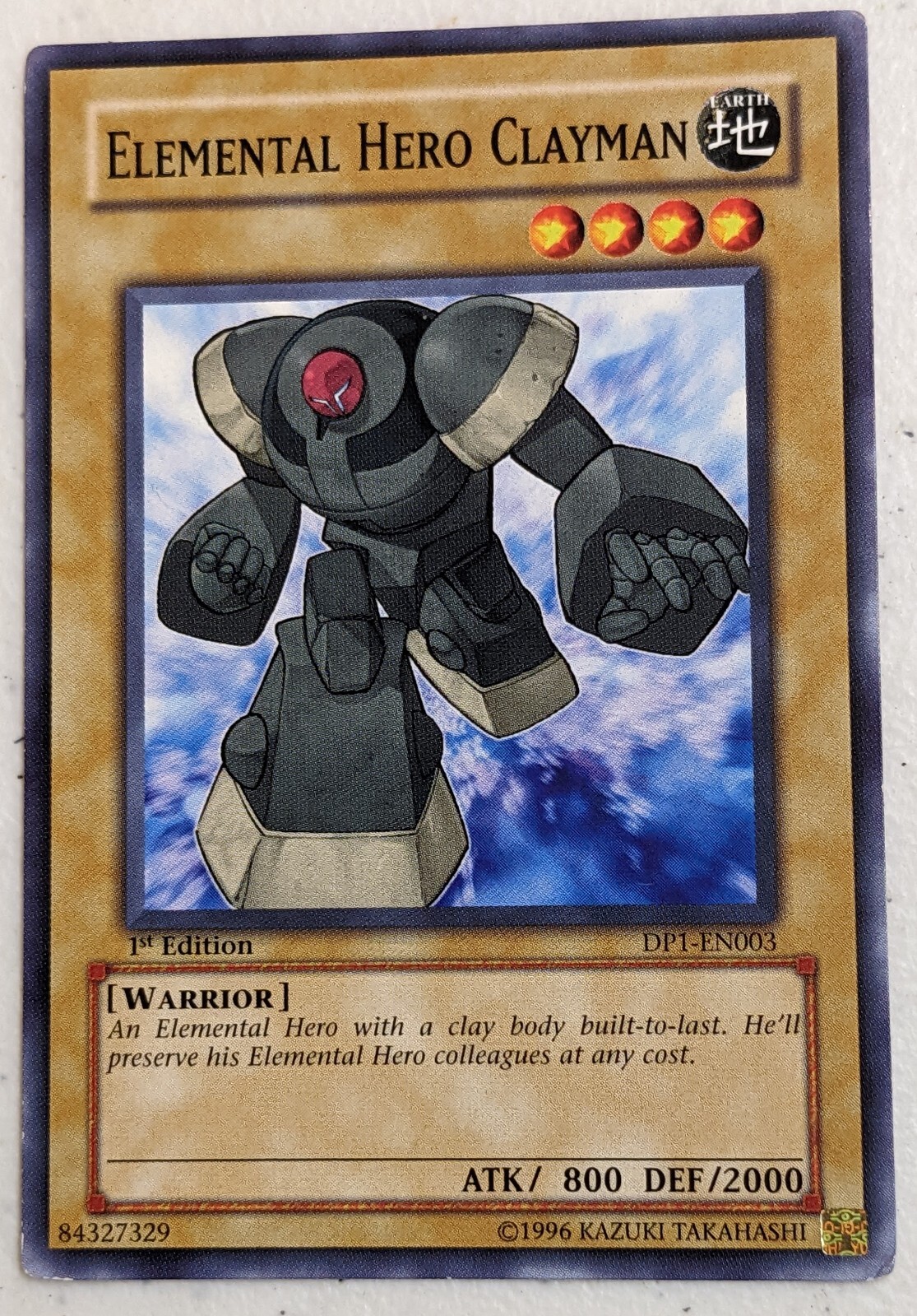 Yu-Gi-Oh! TCG Elemental Hero Clayman The Lost Millenium TLM-EN003 1st Edition... | eBay