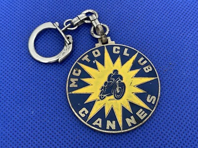 Ancien Porte Clé Keychain Moto Club Cannes | eBay