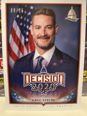 2020 Decision 2020 Silver Capitol /25 Greg Steube #707 | eBay