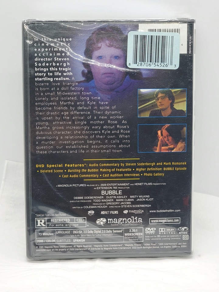 Bubble (DVD, 2006) New 876964000024 | eBay