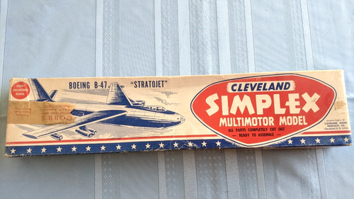 Cleveland BOEING B-47 STRATOJET Simplex Vintage Airplane Multimotor ...