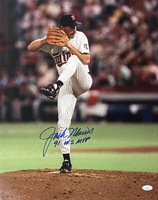 Jack Morris “91 WS MVP” Minnesota Twins Autographed 16x20 JSA Witnessed ...
