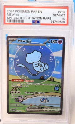 PSA 10 2024 Pokemon TCG Bubble Mew Ex PAF English SIR 232/091 Paldean ...