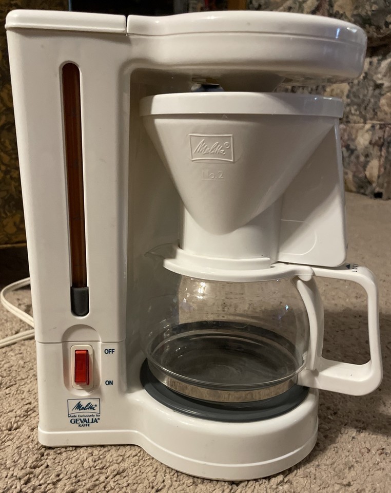 Melitta Gevalia Kaffe 4 Cup Coffee Maker Model BCM-4C White TESTED ...