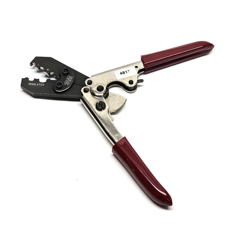 3M Scotchlok TR-490 Hardened Steel Ratchet Tool Hand Crimp 10-22 AWG ...
